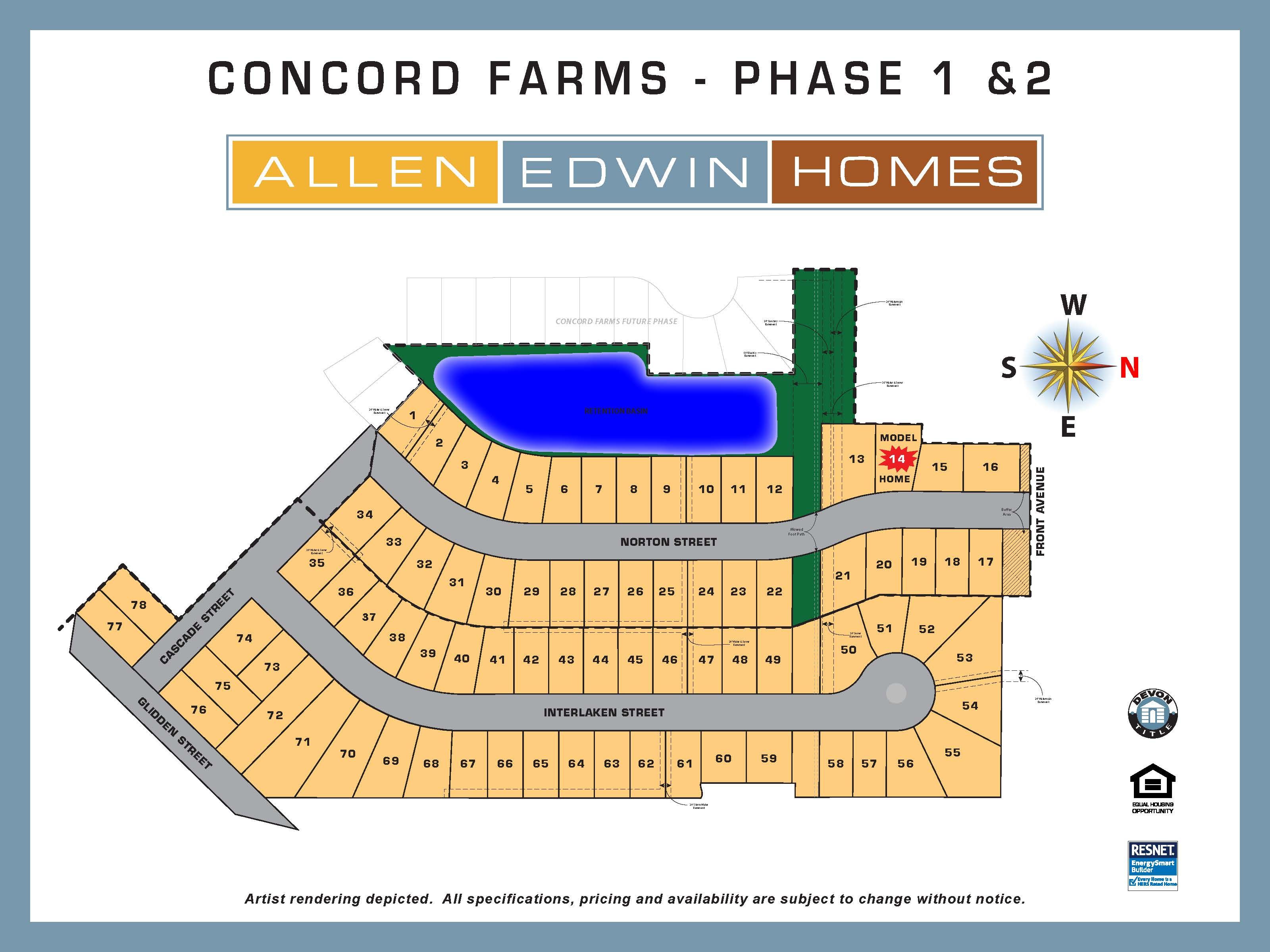 Concord Farms in Mattawan, MI | New Homes by Allen Edwin Homes