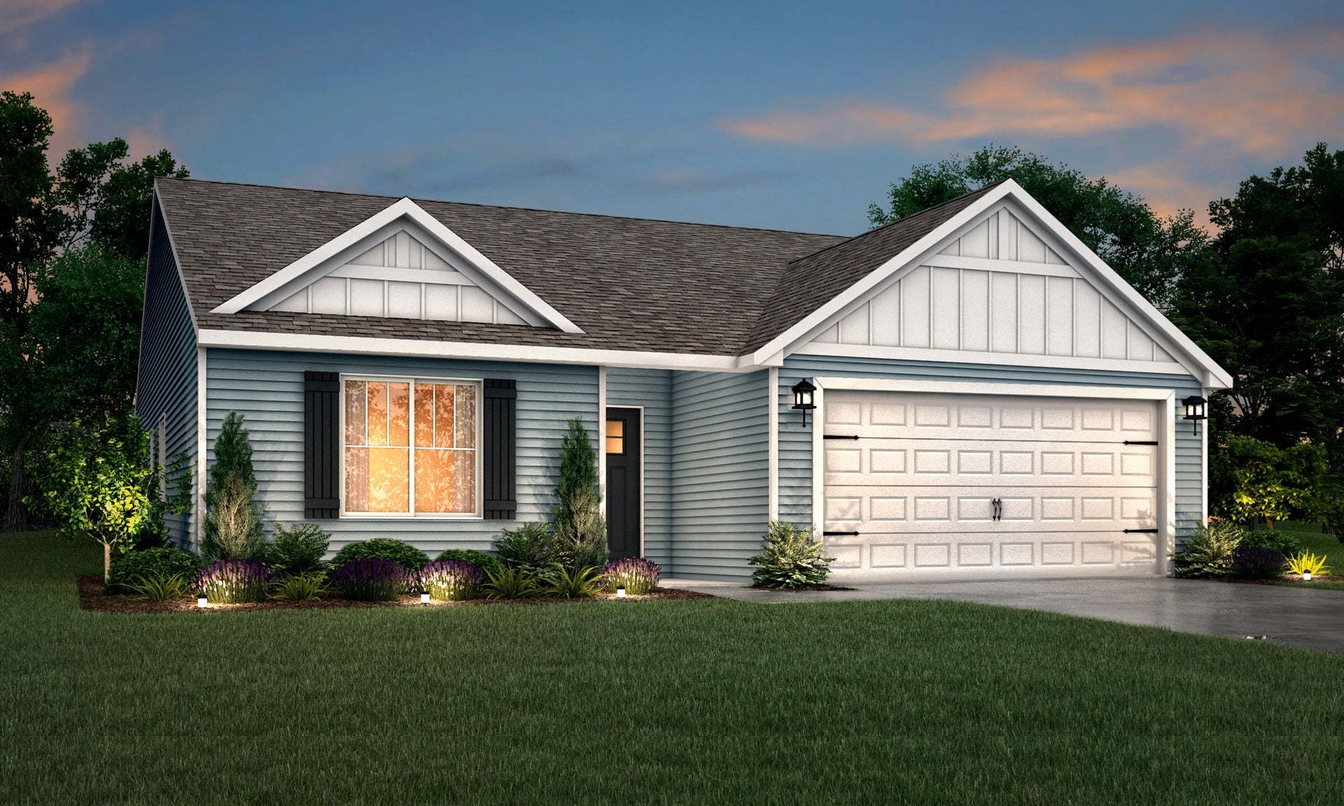 Integrity 1610S Plan at Raccoon Run in Winona Lake, IN by Allen Edwin Homes