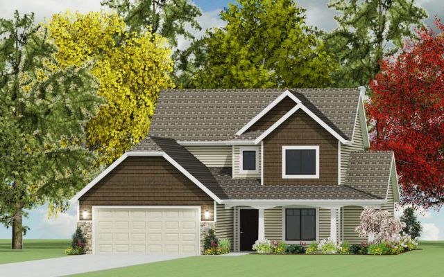 Pearlbrook Plan at Park Meadow in Ligonier, IN by Granite Ridge Builders