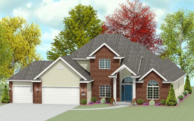 Stonebrook Plan at Park Meadow in Ligonier, IN by Granite Ridge Builders