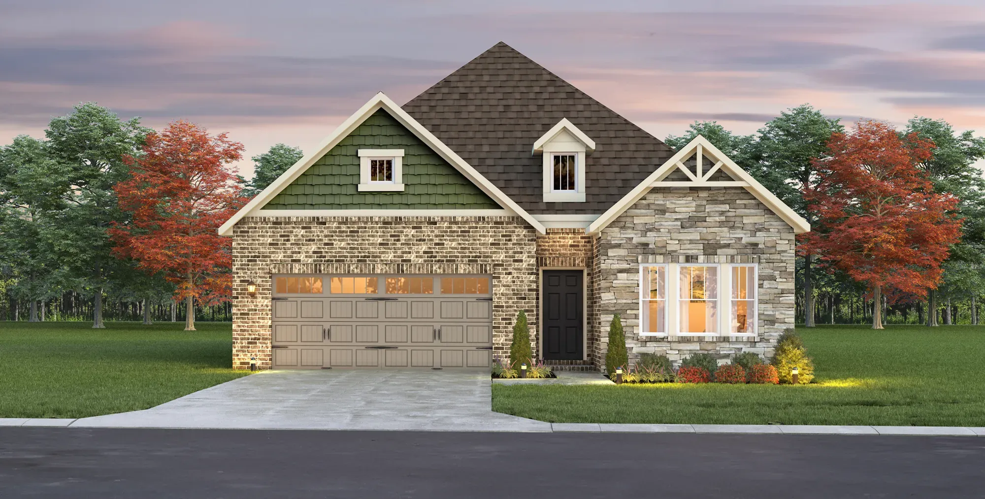 The Montgomery Plan at Summerlin in White House, TN by Goodall Homes