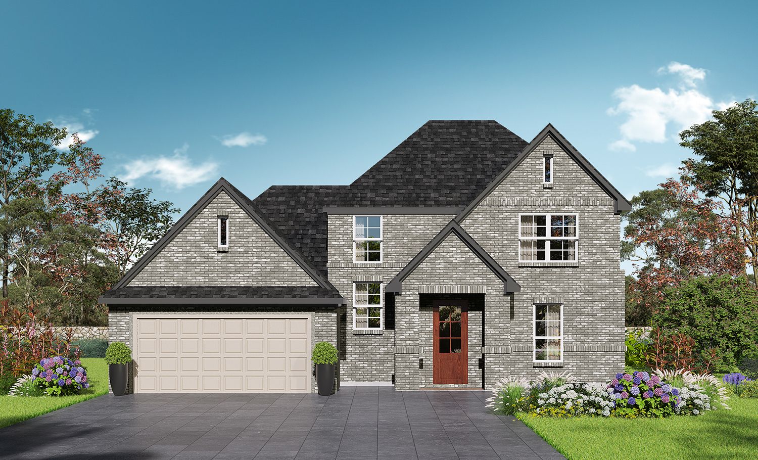 Oak Plan at Lyons Crest Estates in Garland, TX by Paul Taylor Homes