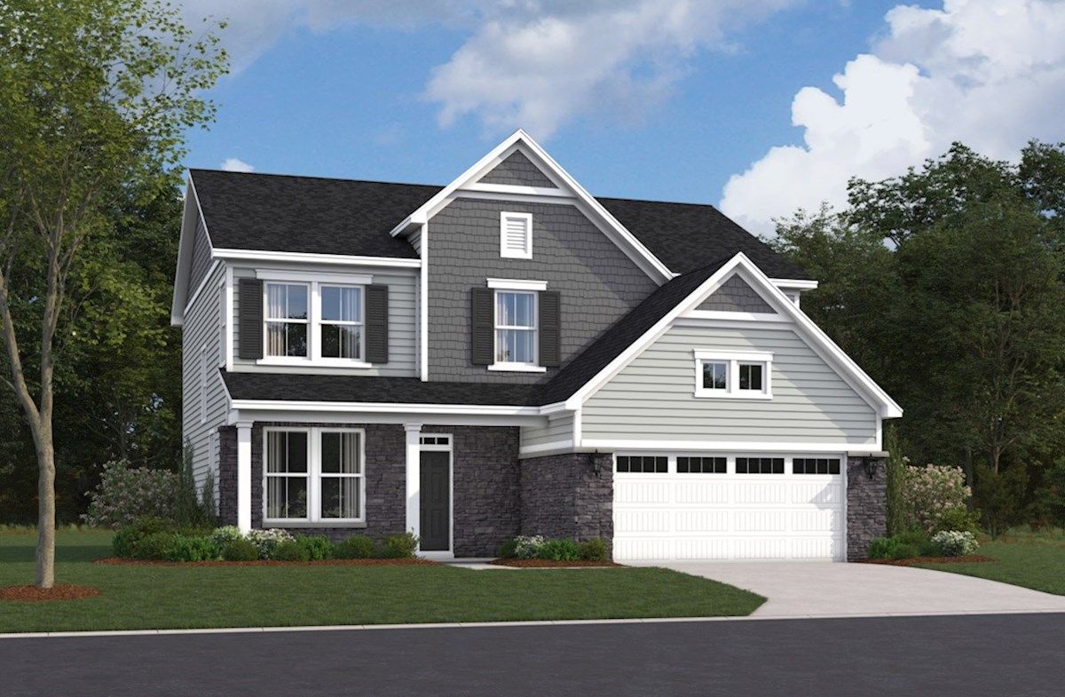 Jefferson Plan at Monon Corner in Westfield, IN by Beazer Homes