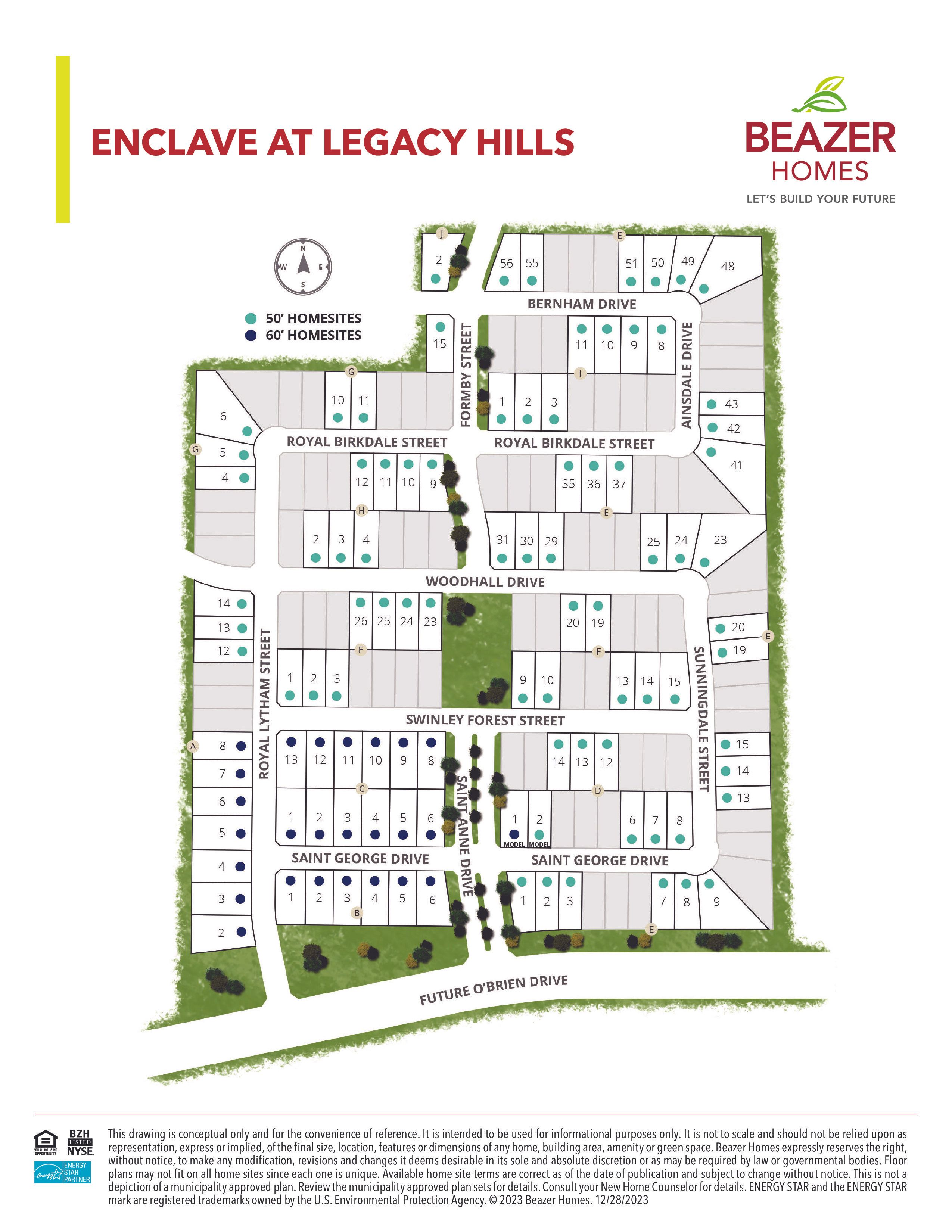 Enclave at Legacy Hills - Overlook 60' in Celina, TX - Beazer Homes