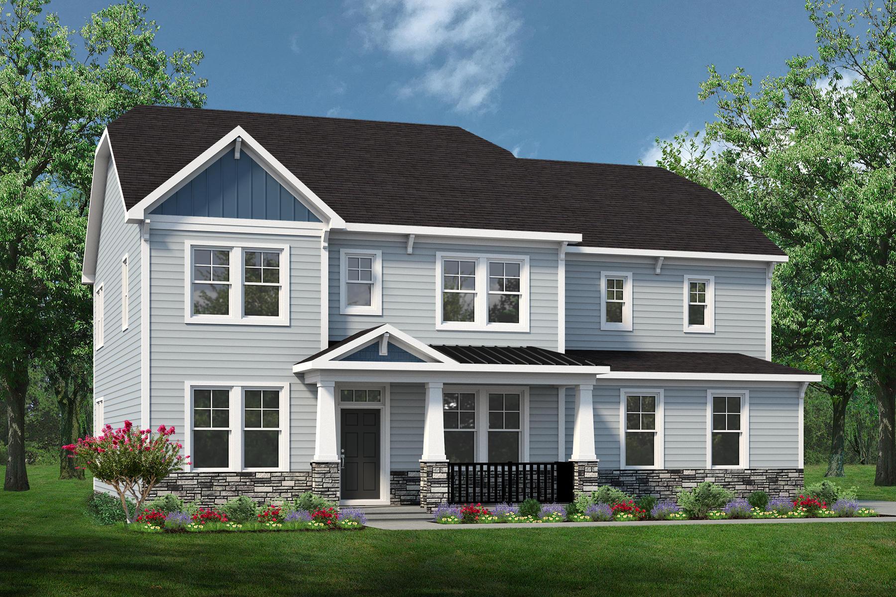 The Roseleigh II Plan at Ashville Park in Virginia Beach, VA by Chesapeake Homes
