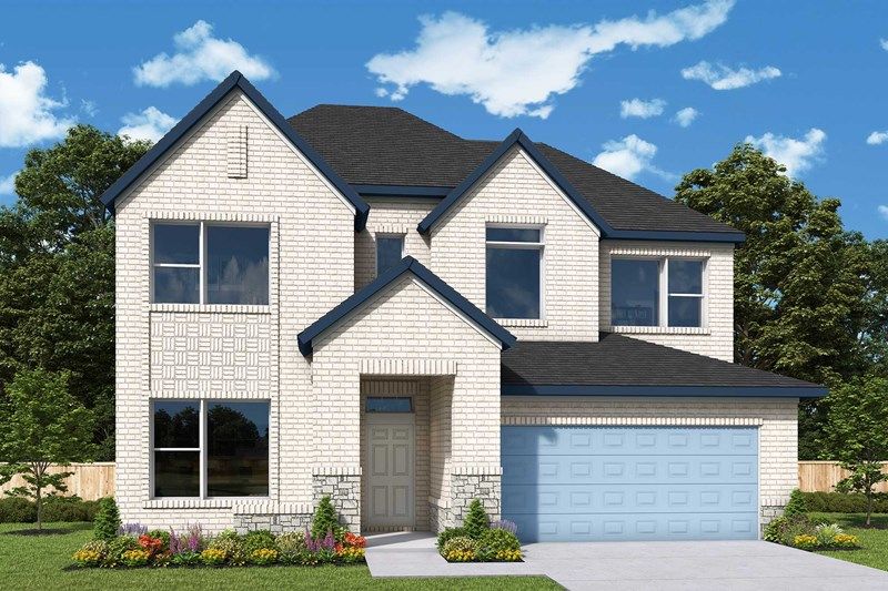 Bluebonnet Plan at Kresston in Montgomery, TX by David Weekley Homes