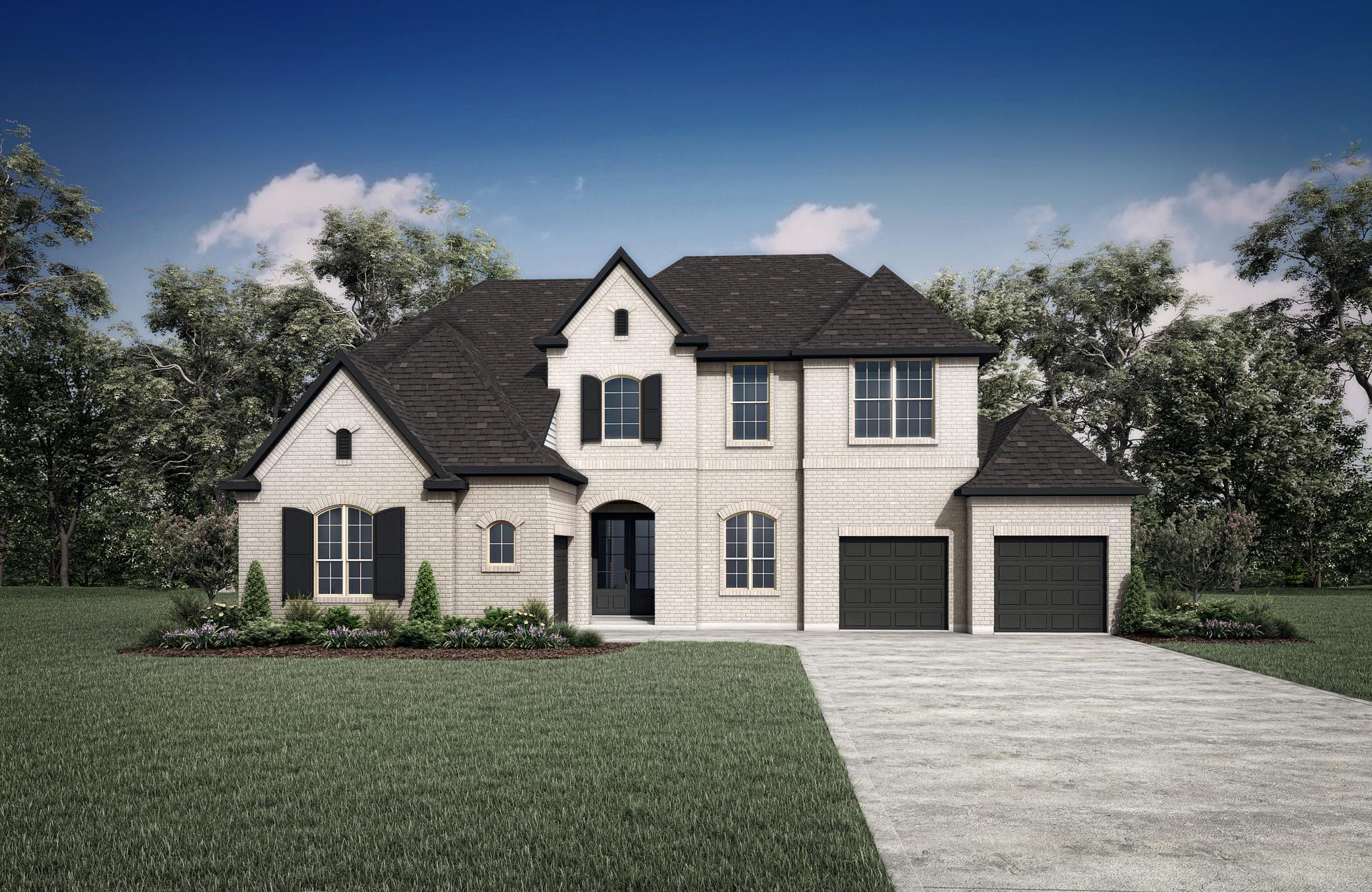 BRIARGATE Plan at Fulshear Lakes in Fulshear, TX by Drees Custom Homes