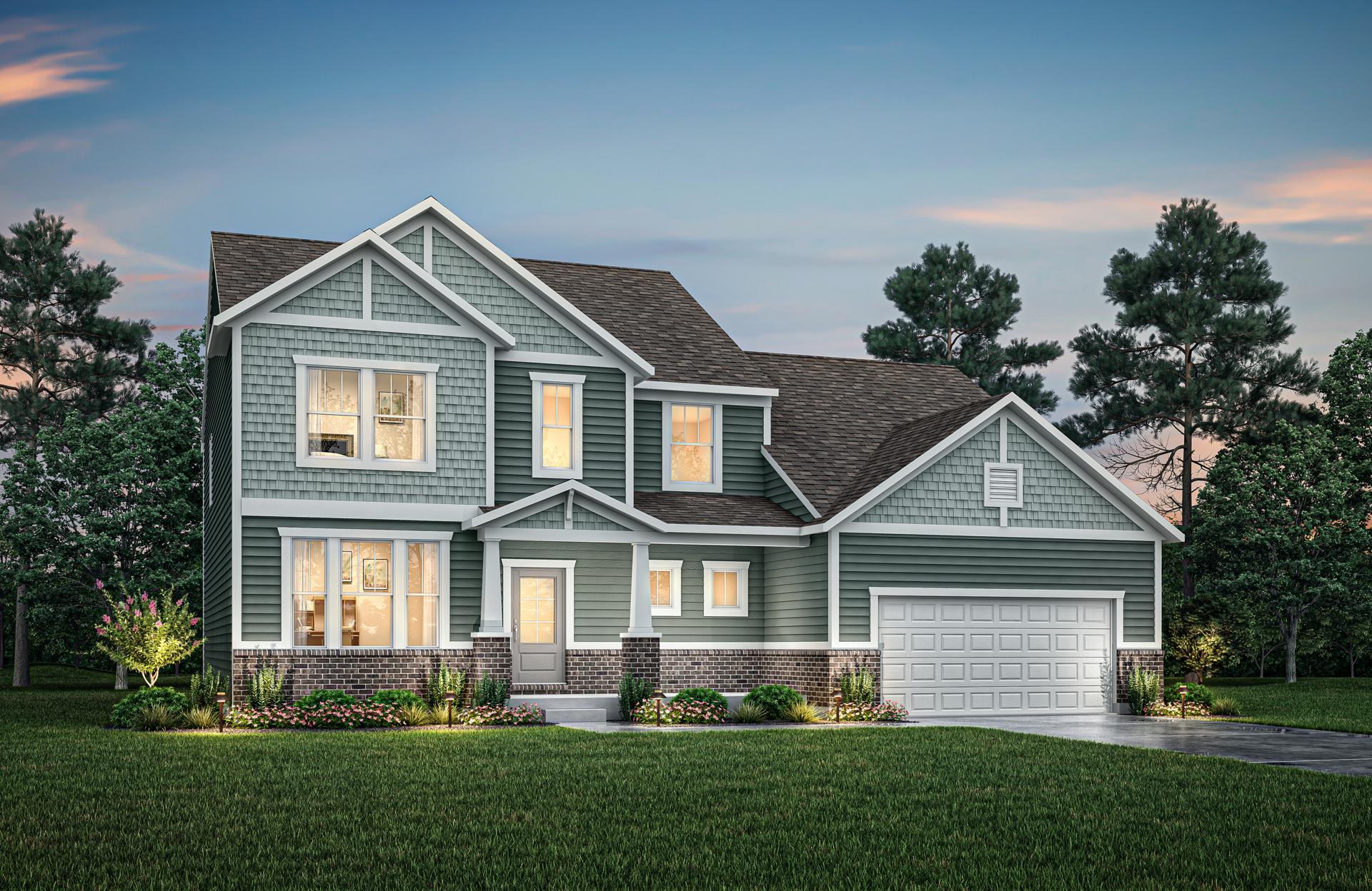 STRATTON Plan at Estates at Monroe Crossings in Monroe, OH by Drees Homes