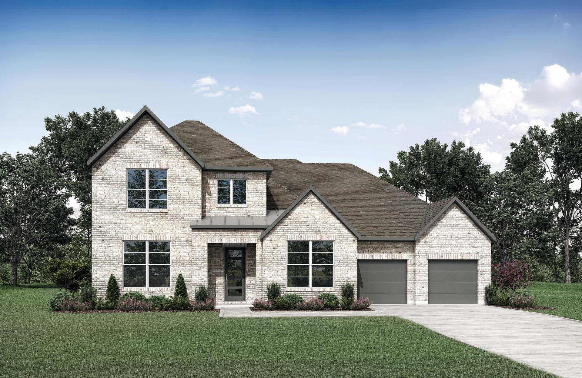 SOMERVILLE Plan at Legacy Gardens - 76' in Prosper, TX by Drees Custom Homes