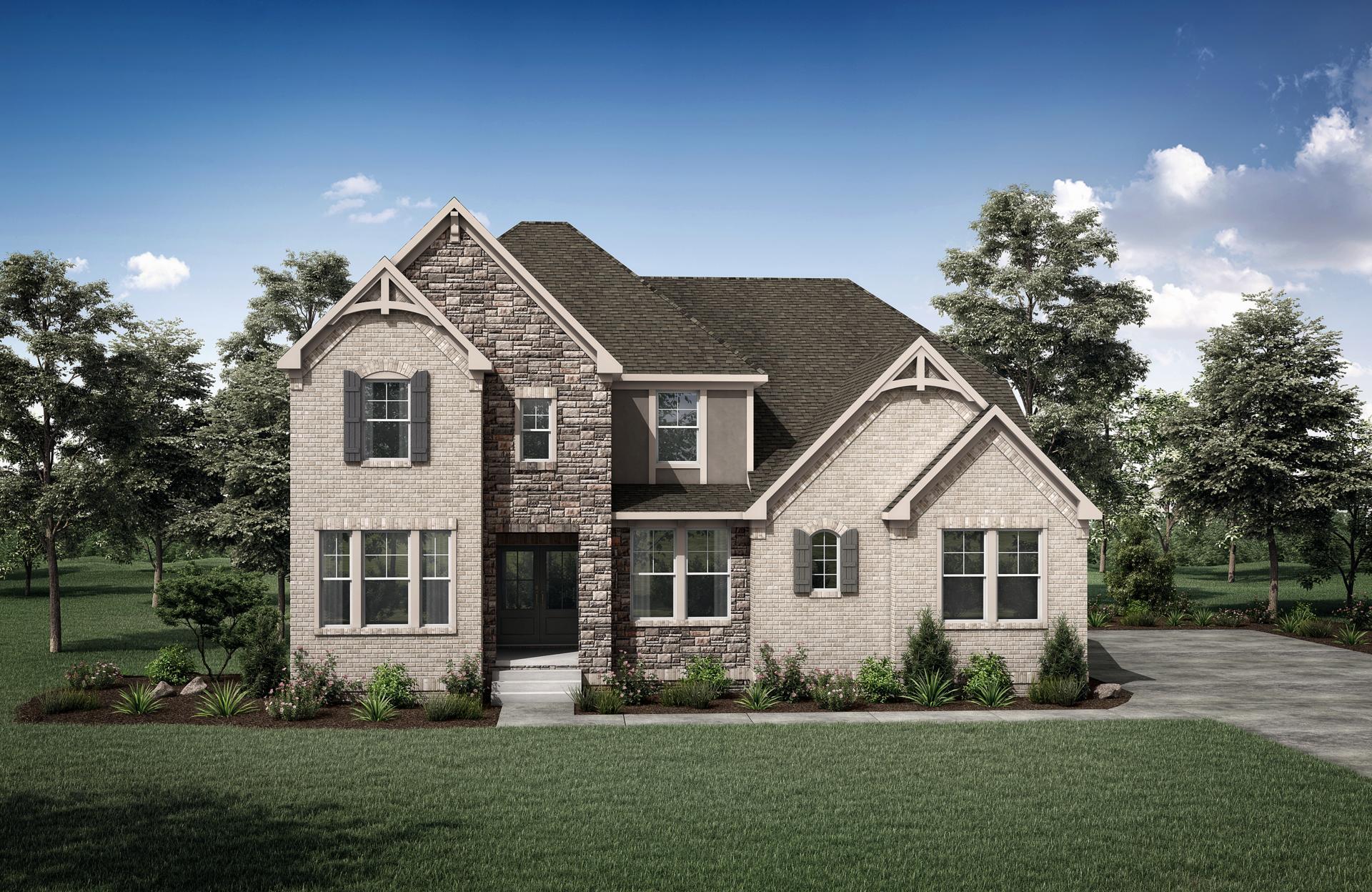 MARSHALL Plan at Orrinshire in Fairview, TN by Drees Homes