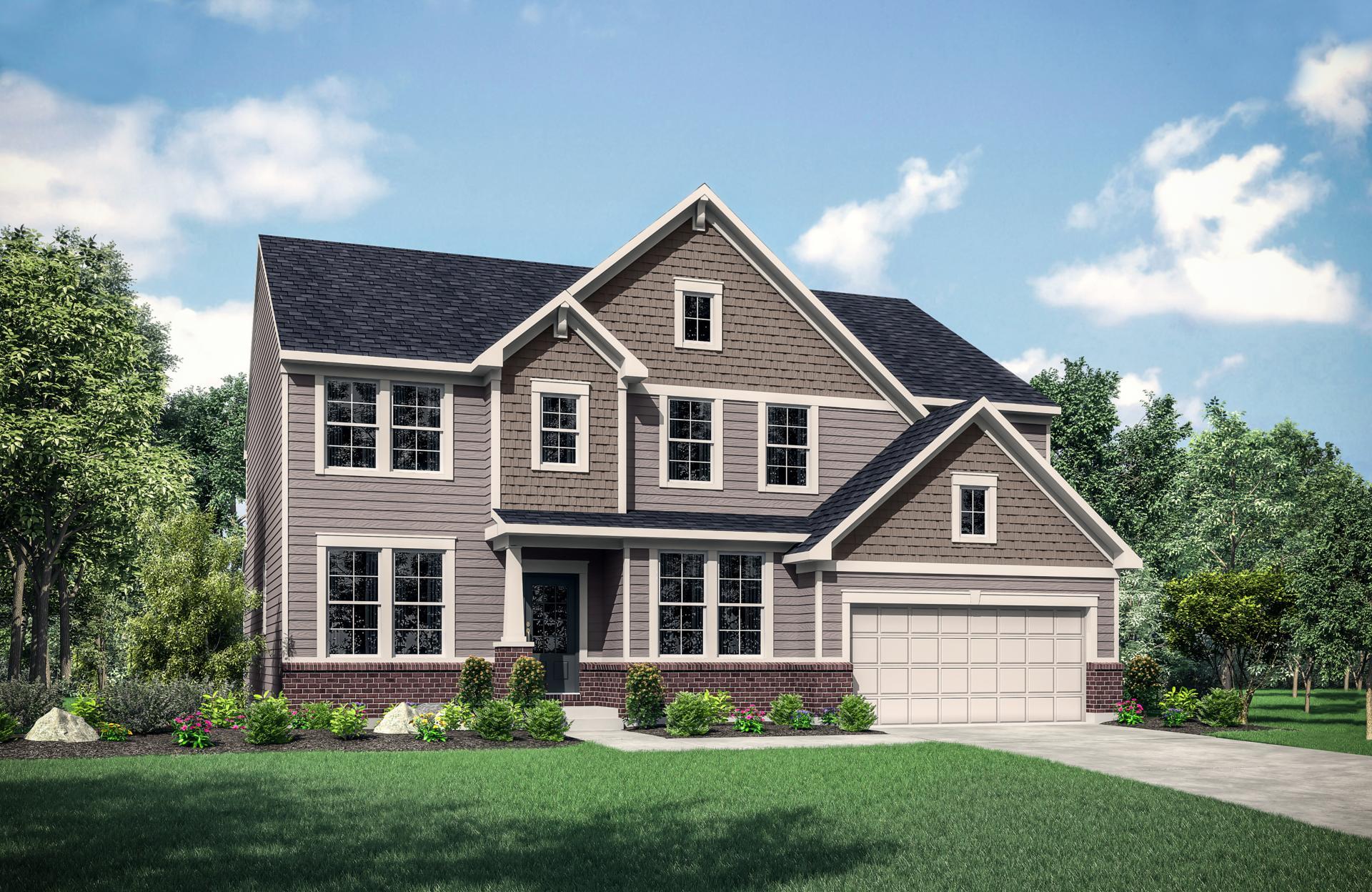 VANDERBURGH Plan at Pine Hill in North Royalton, OH by Drees Homes