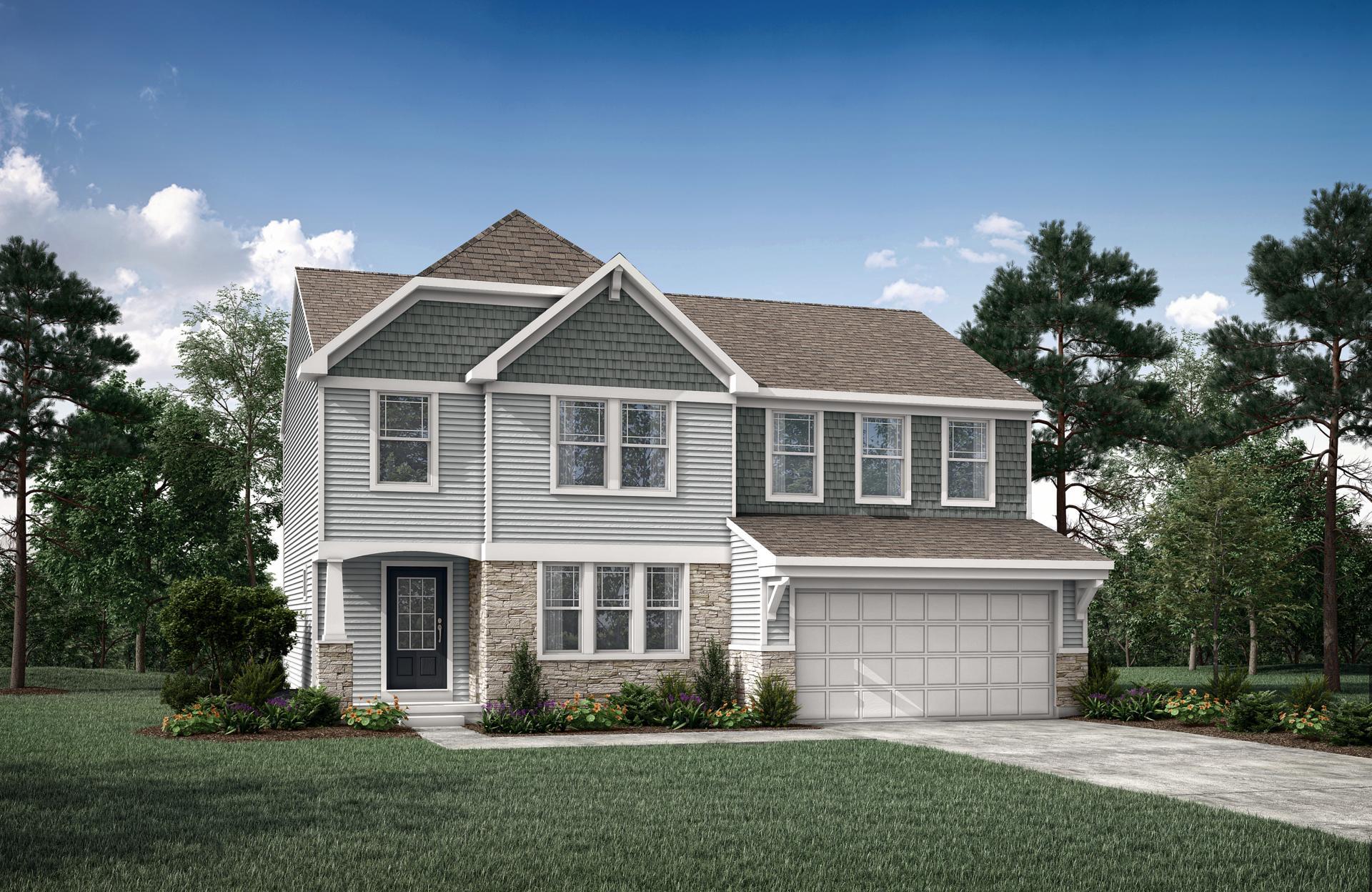 ASHTON Plan at Stonybrook Crossing in Mason, OH by Drees Homes