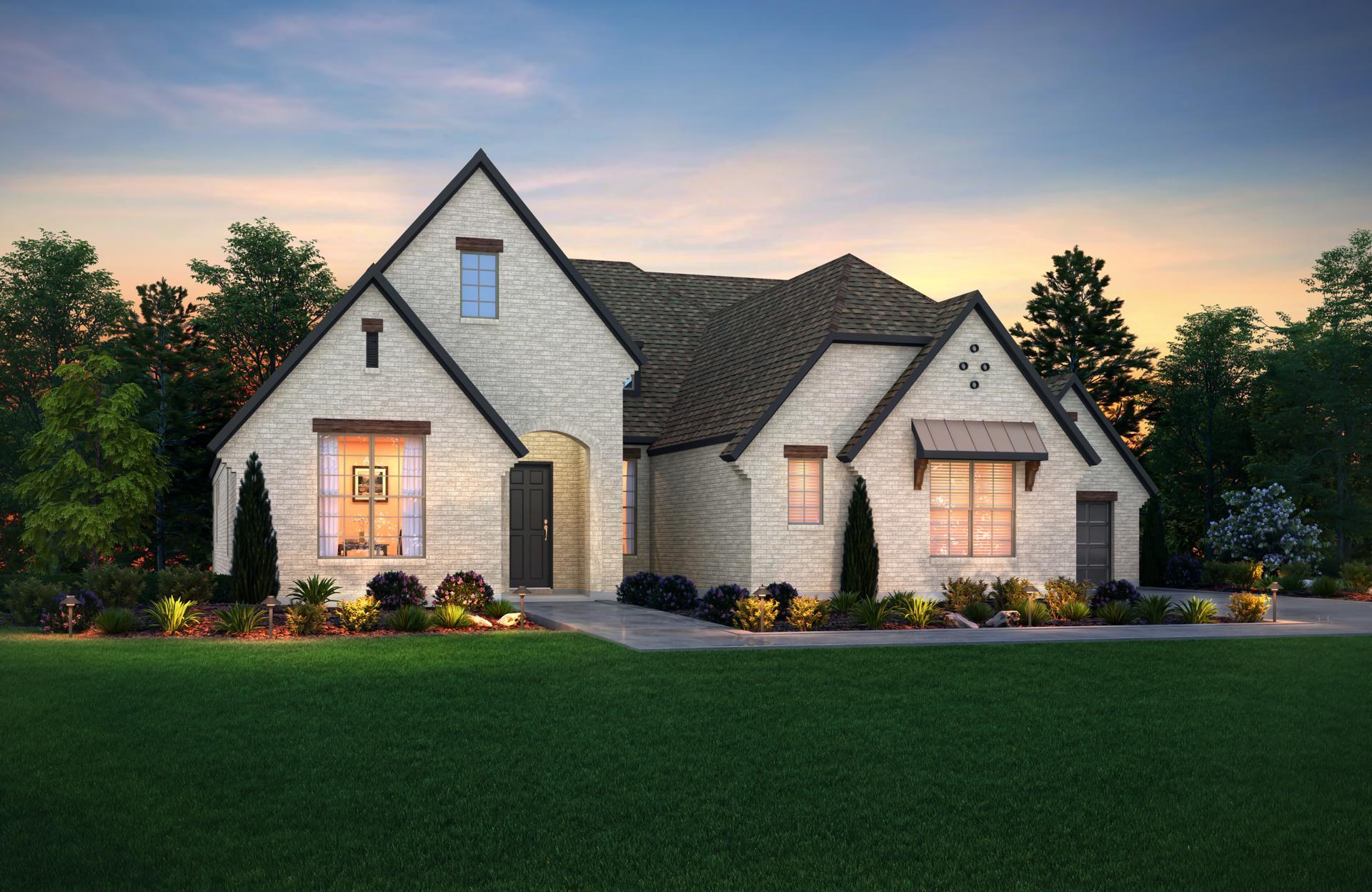 LAUREN II Plan at Hilltop Ranch in Leander, TX by Drees Custom Homes