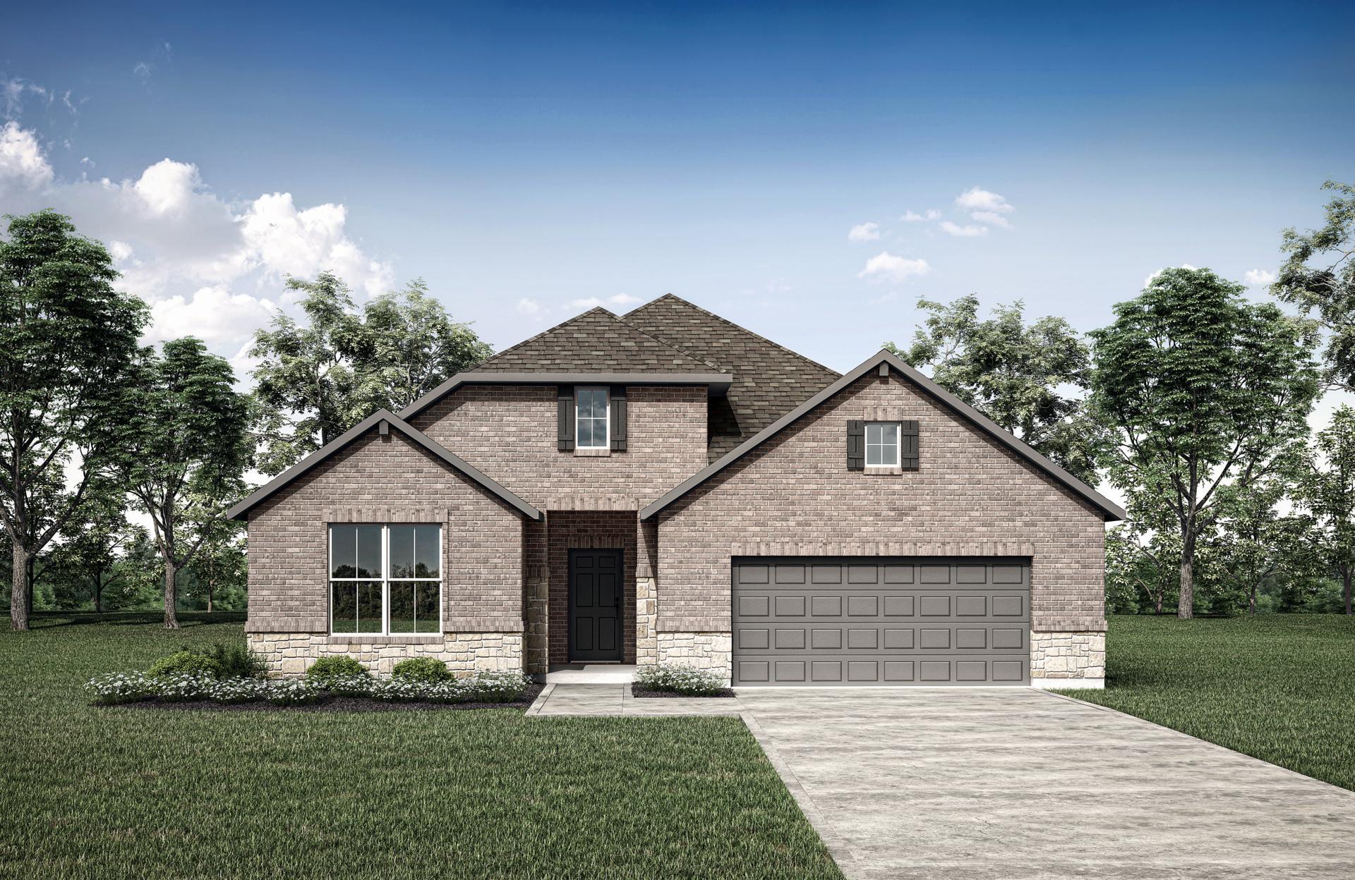 HUNTLEY II Plan at Provence - 60' in Austin, TX by Drees Custom Homes
