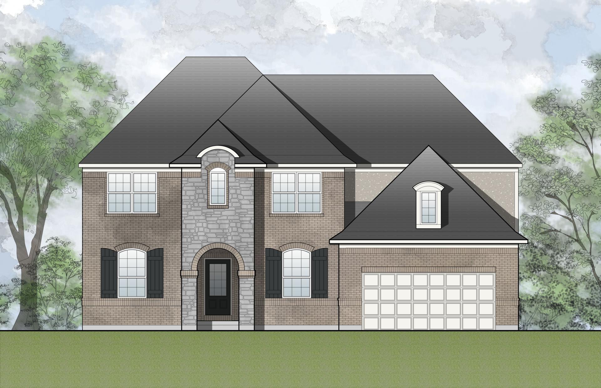 BENNETT Plan at Enclave at Courtney Estates in Union, KY by Drees Homes