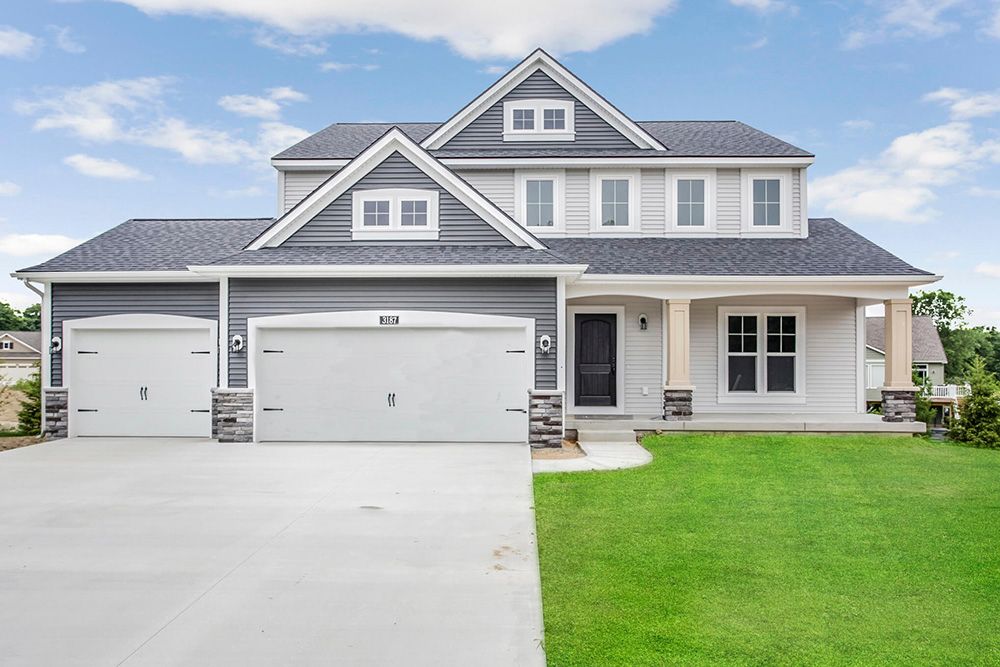 The Sanibel Plan at Wind Trace in Grand Ledge, MI by Eastbrook Homes Inc.