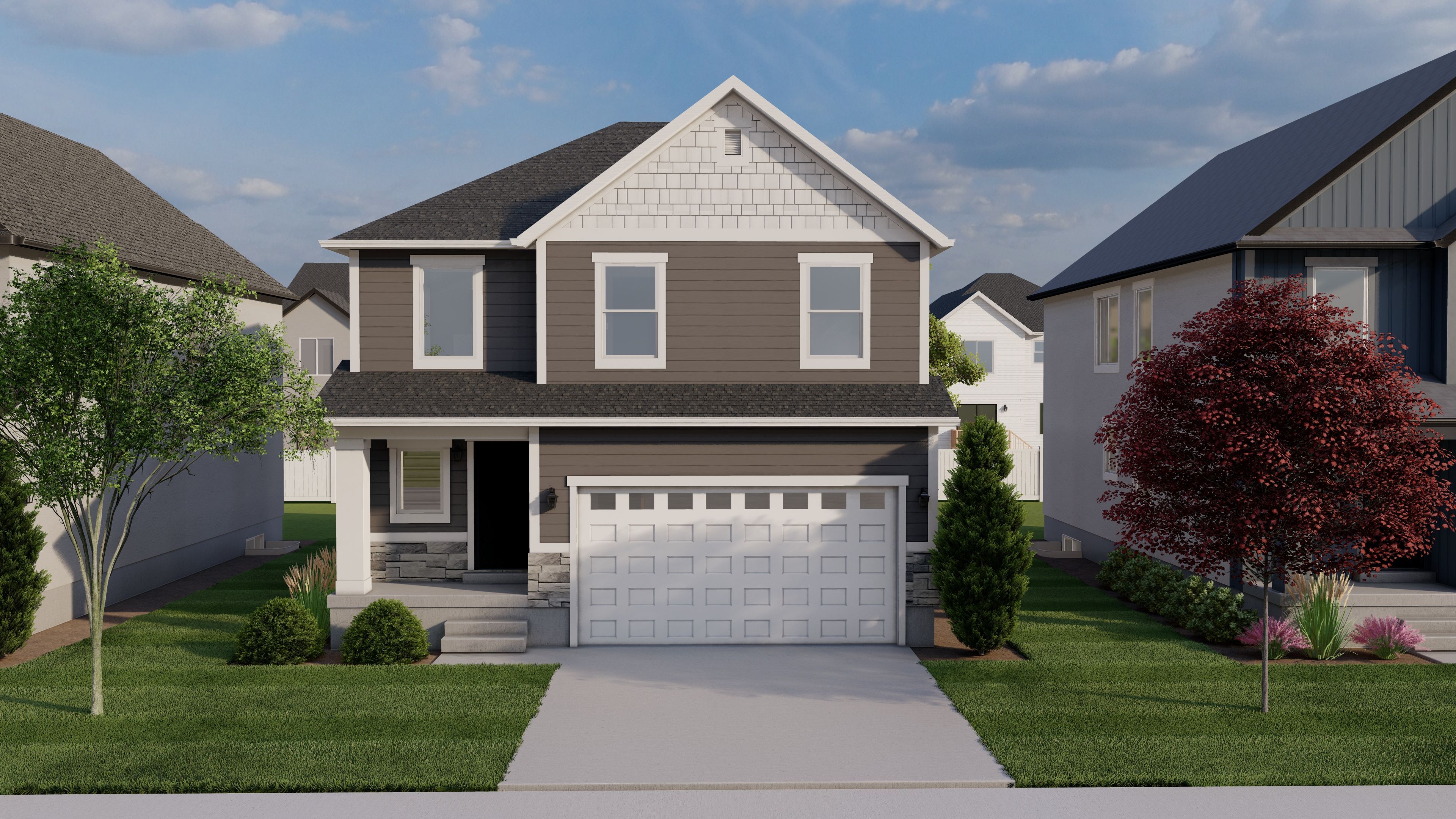Jordan - Two Story Plan at Harmony Ridge in Mapleton, UT by EDGEhomes
