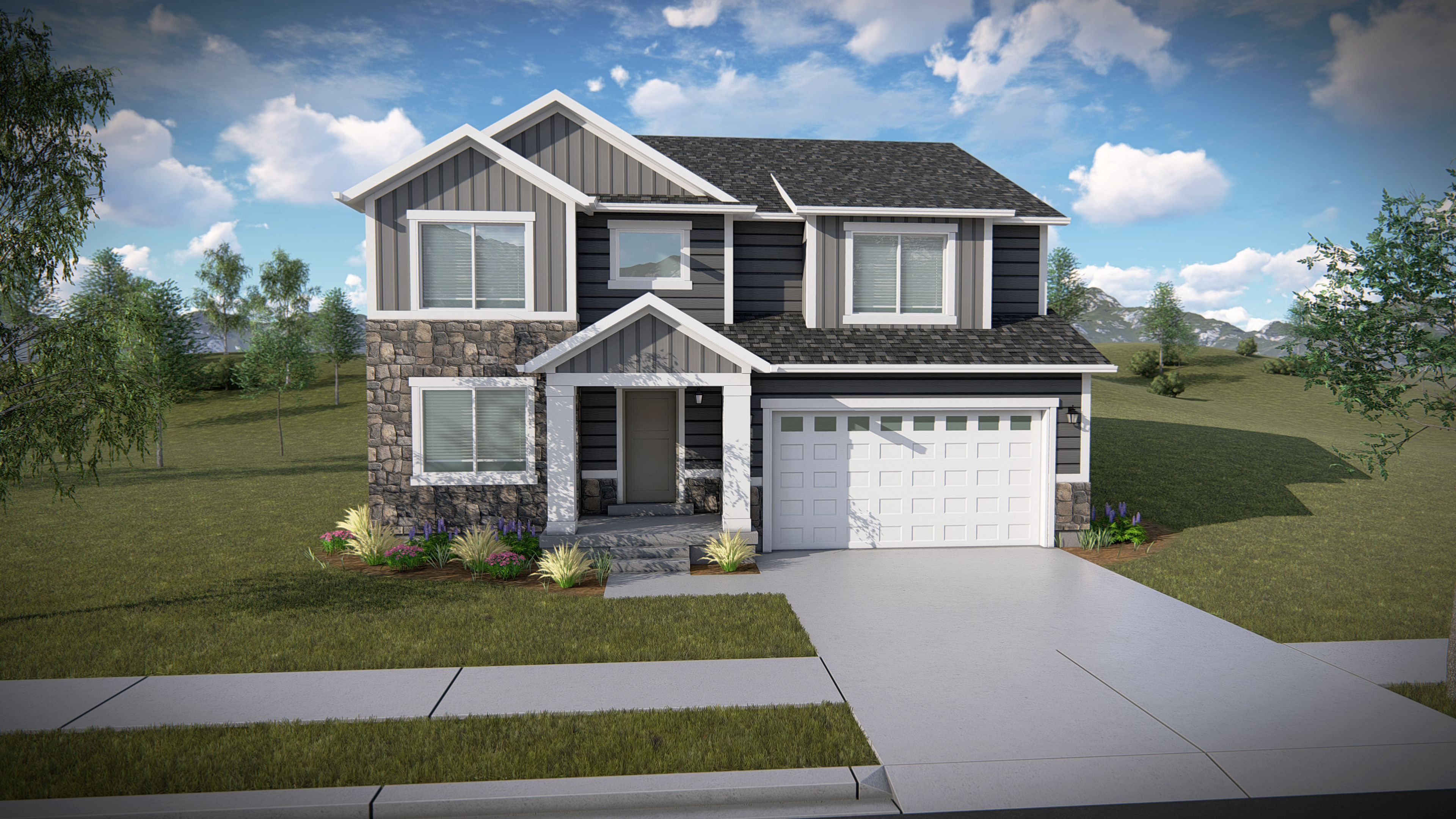 Natalie - Two Story Plan at River Point in Lehi, UT by EDGEhomes