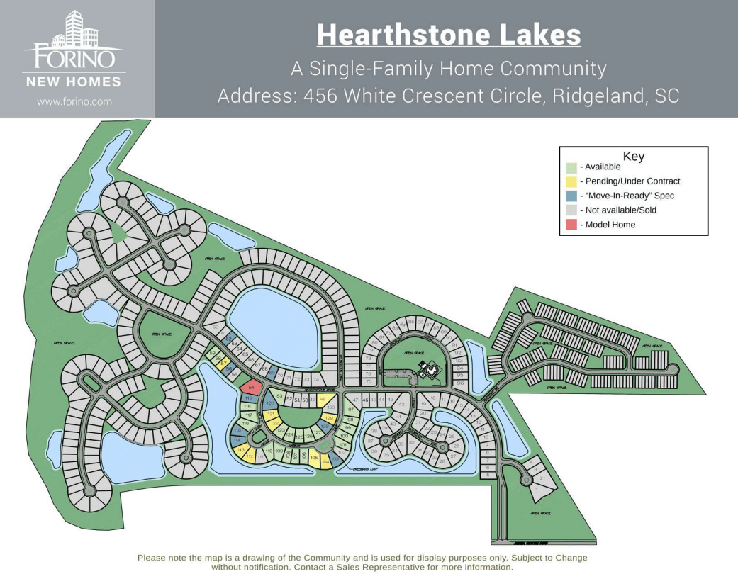 HEARTHSTONE LAKES in Ridgeland, SC - Forino Homes