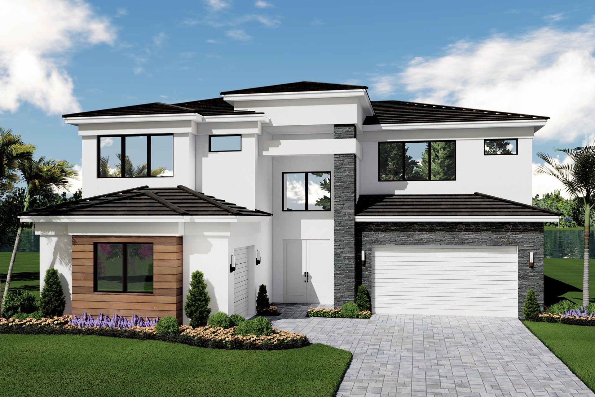 Sumatra Grand Plan at Lotus Edge in Boca Raton, FL by GL Homes