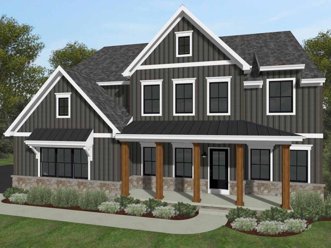 Devonshire Farmhouse Plan at Enclave at Sweet Air in Bel Air, MD by ...