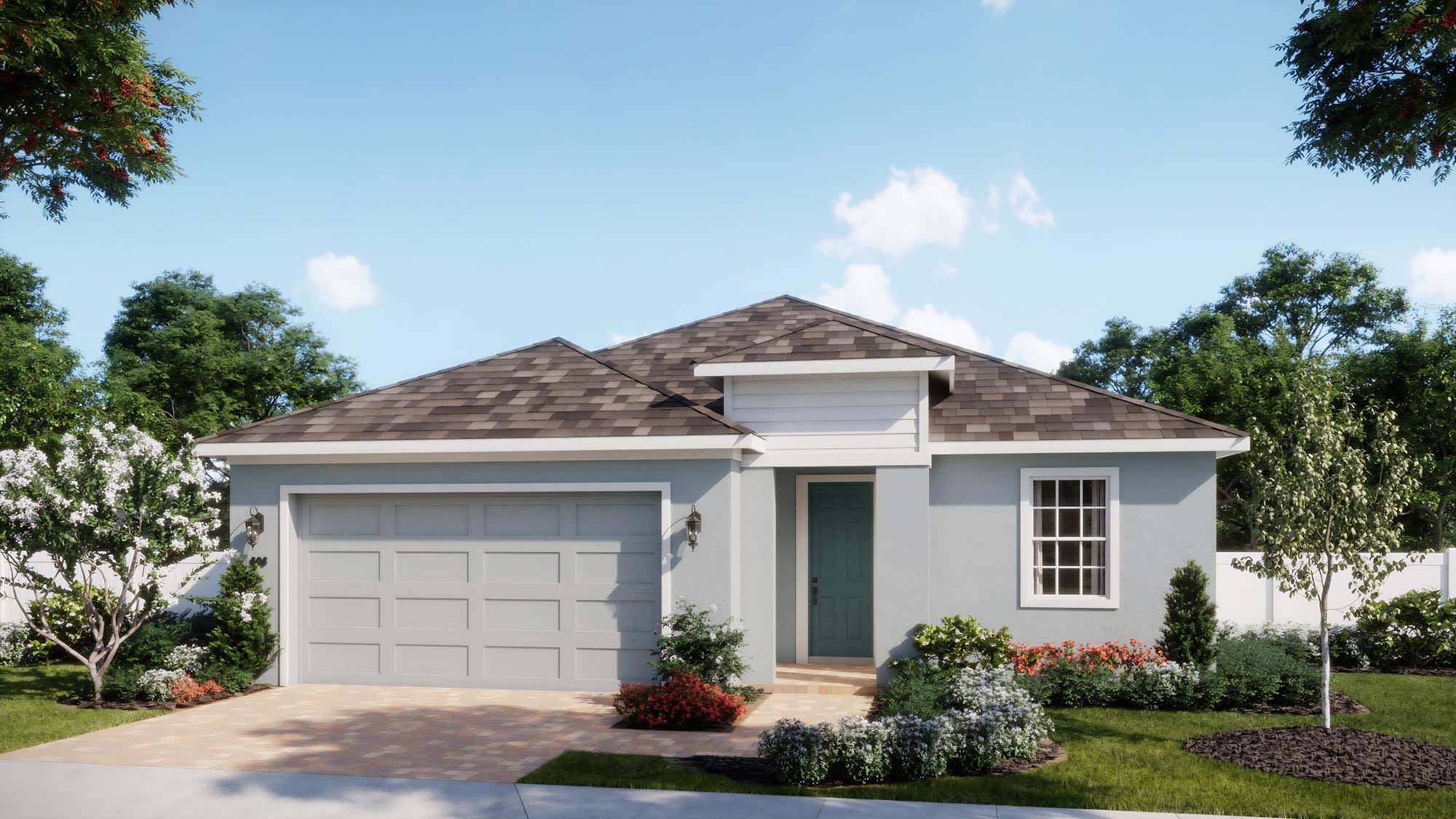 Meadowood Plan at Brack Ranch in Saint Cloud, FL by Landsea Homes