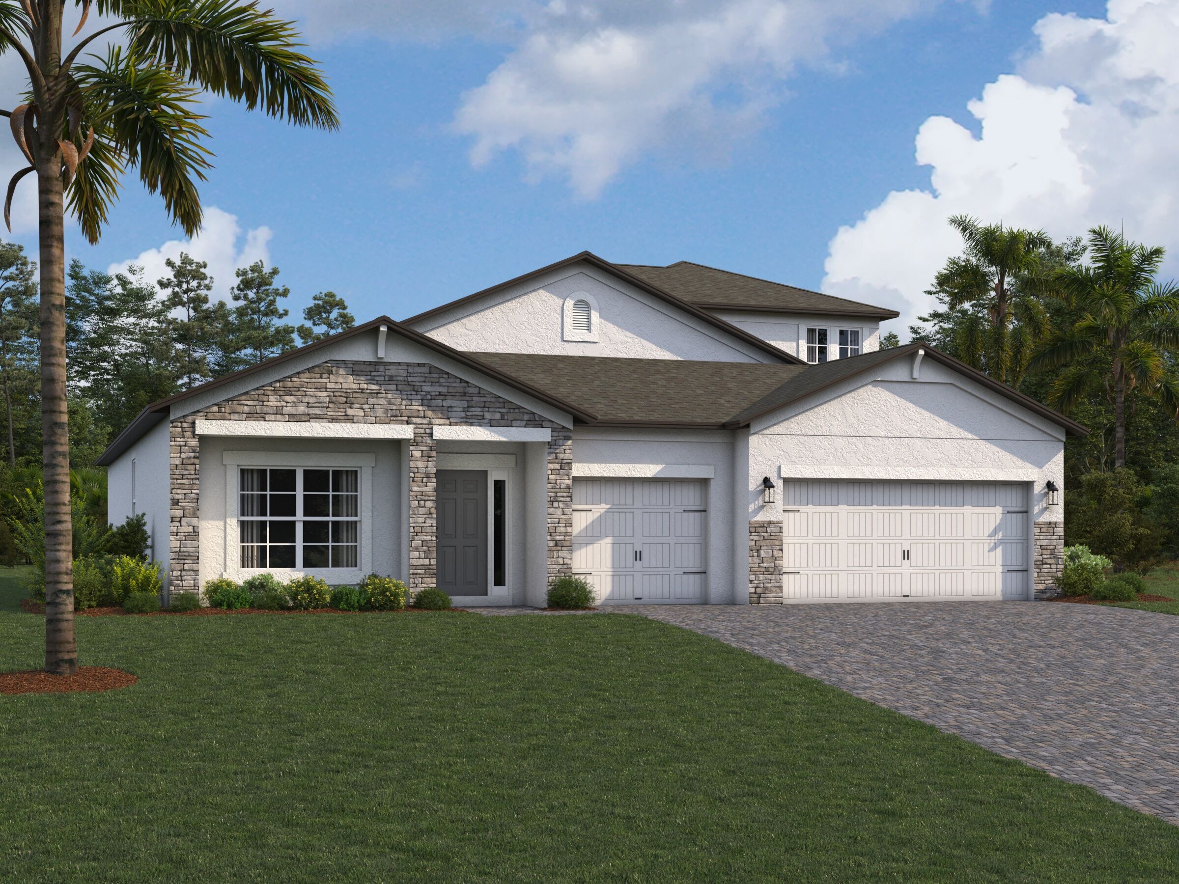 Barcello Bonus Plan at Hawthorne Ranch in Lakeland, FL by M/I Homes