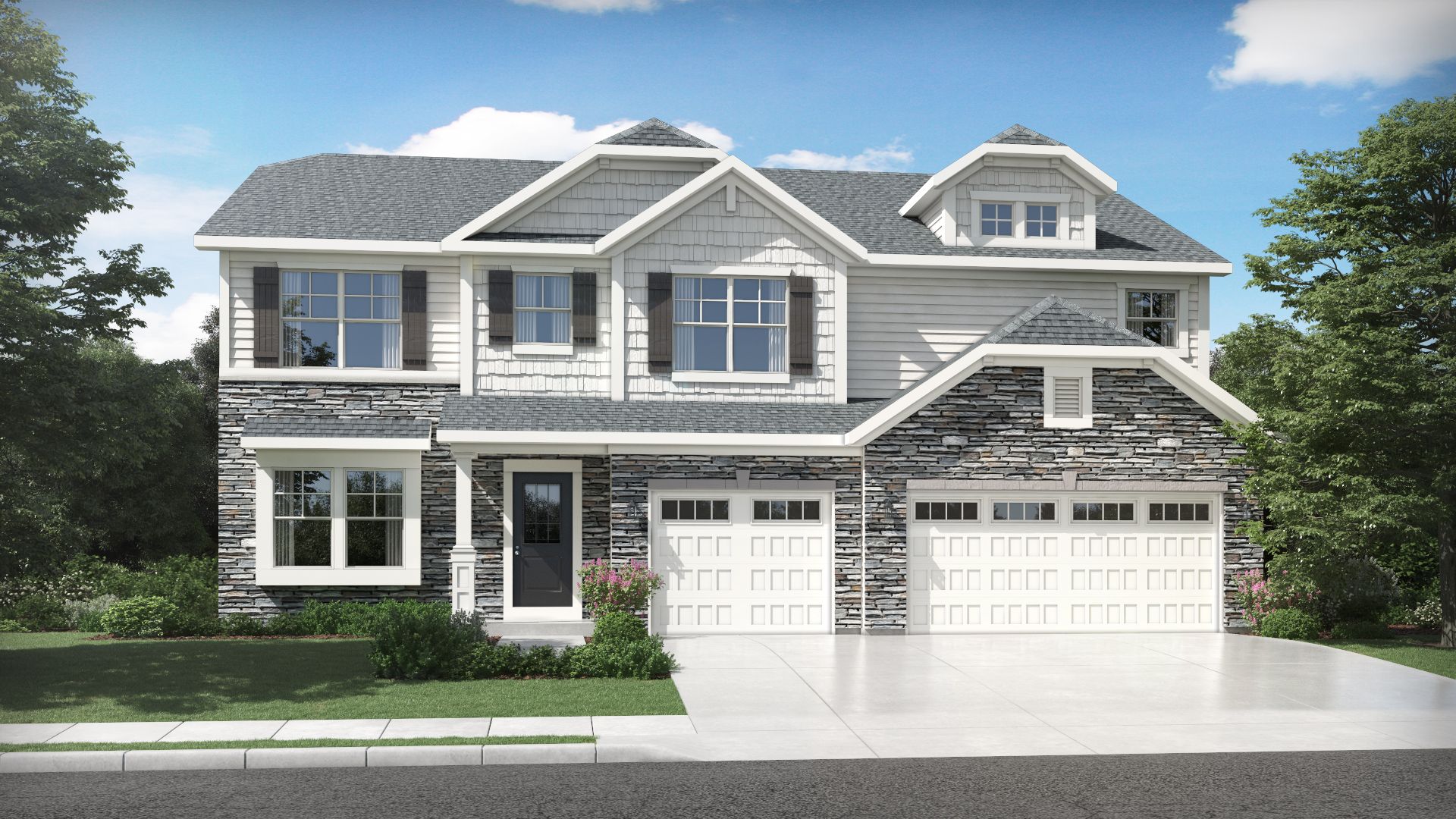 Willow Plan at Streamside in Saint John, IN by Olthof Homes