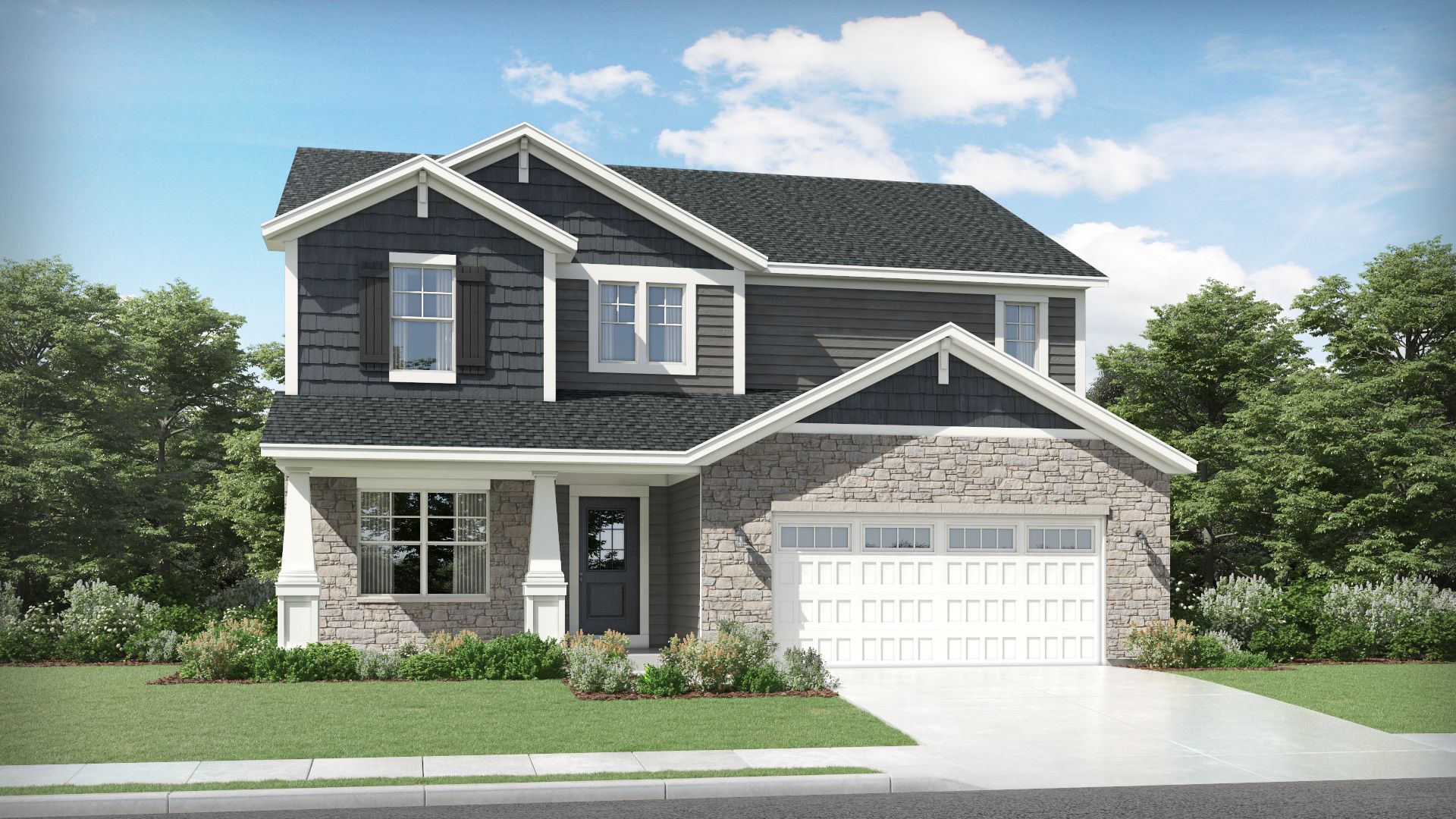 Rowan Plan at Streamside in Saint John, IN by Olthof Homes