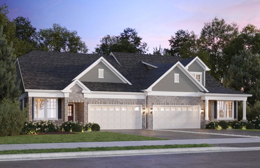 Provence Plan at Rivers Edge in Woodridge, IL by Pulte Homes