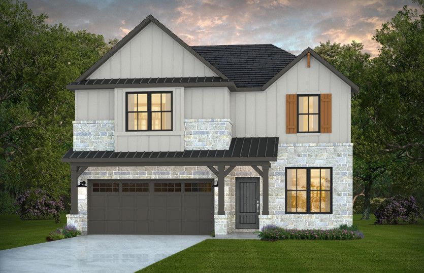 Hamilton Plan at Valencia in Manvel, TX by Pulte Homes