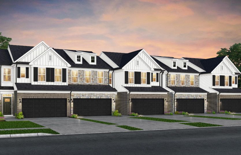Bowman Plan at The Townes at Inglewood West in Ann Arbor, MI by Pulte Homes