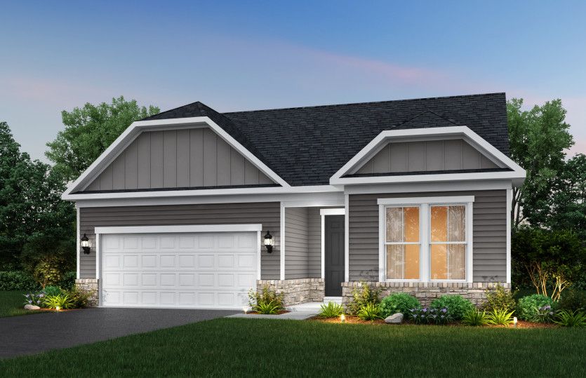 Prestige With Basement Plan at Slate Ridge in Lewis Center, OH by Pulte ...