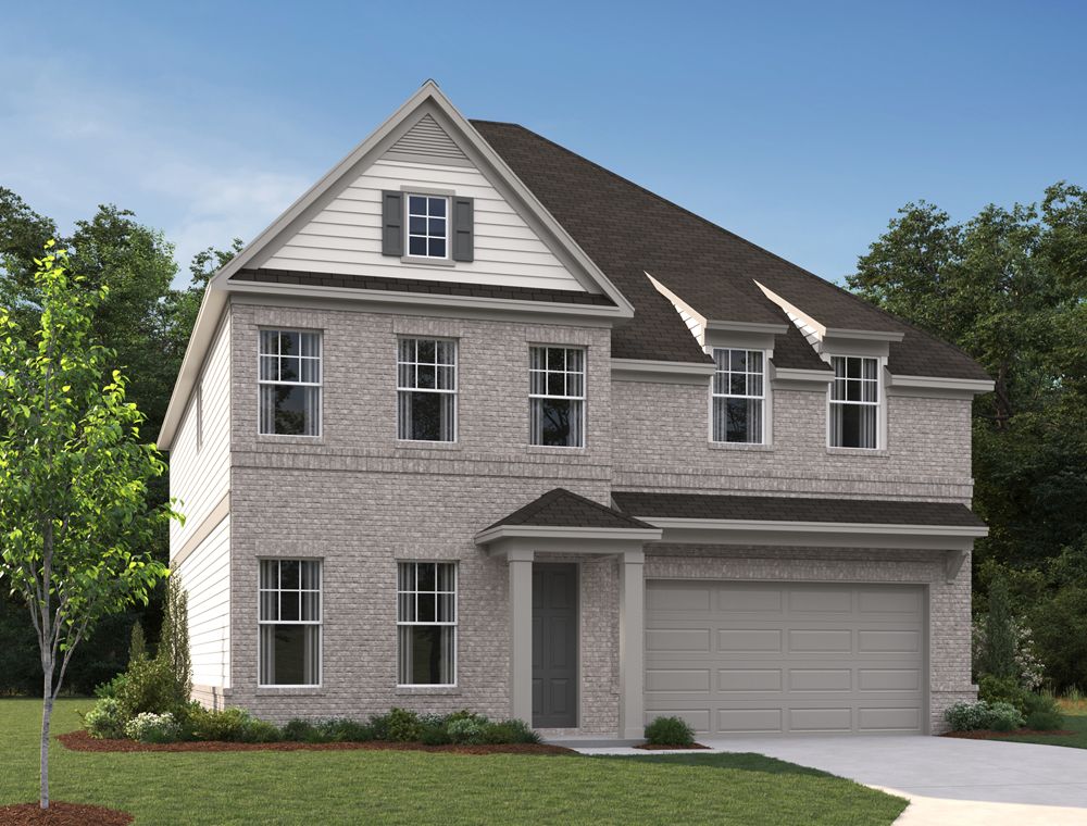 Scarlet Plan at East Harbor II at Chestatee in Dawsonville, GA by Ashton Woods