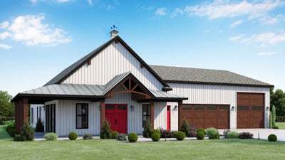 Cedar Creek Barndominium Plan at Red Door Homes in Florence, SC by Red Door Homes