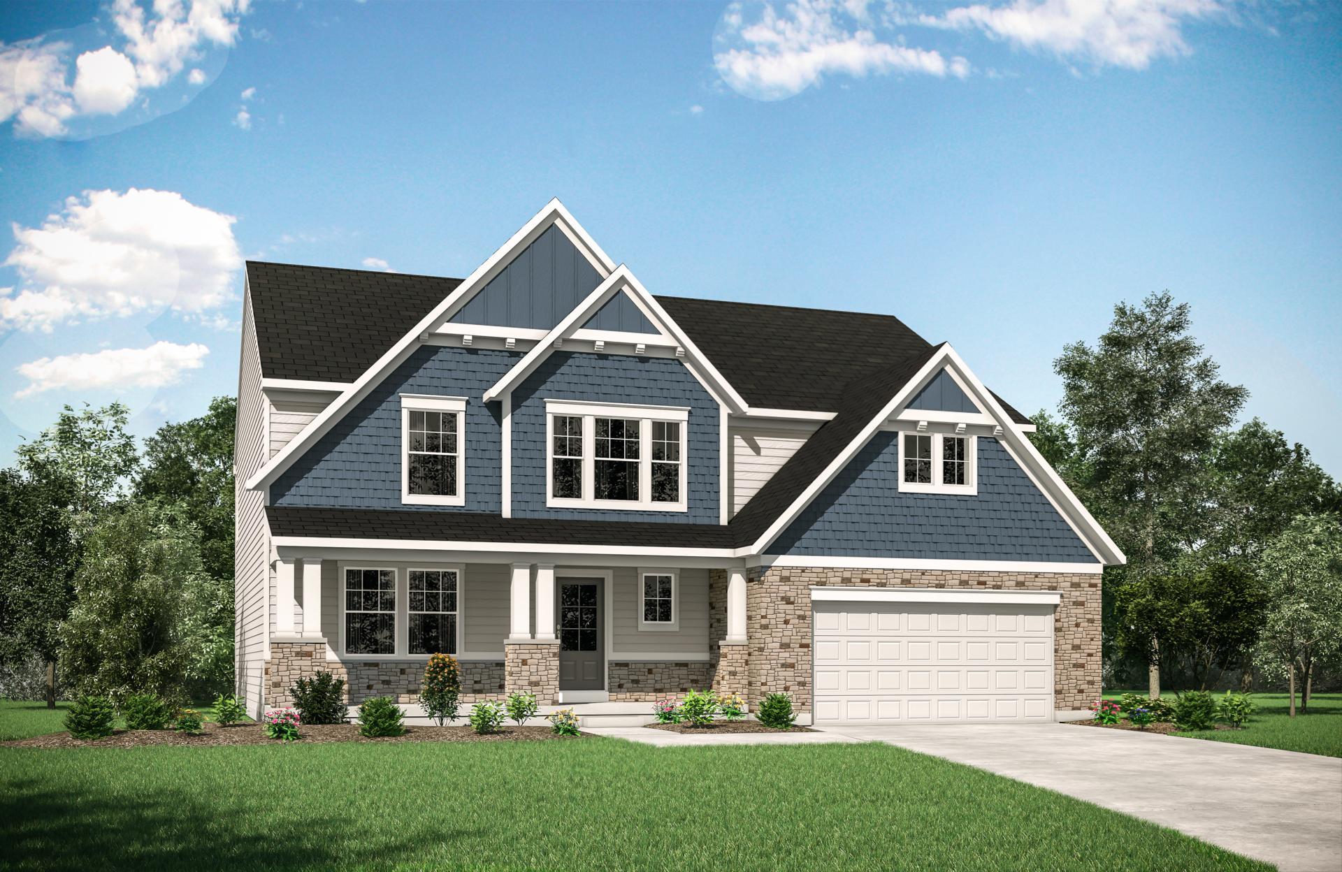 ALDEN Plan at Janson Woods in Harrison, OH by Drees Homes
