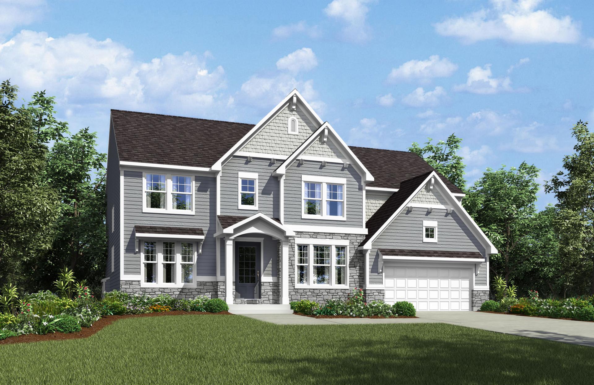 ASH LAWN Plan at Janson Woods in Harrison, OH by Drees Homes
