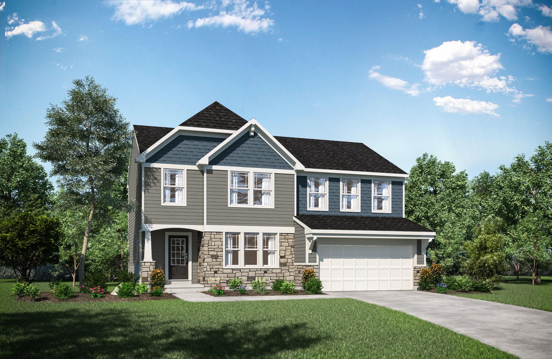 ASHTON Plan at The Crossing at French Creek in North Ridgeville, OH by ...