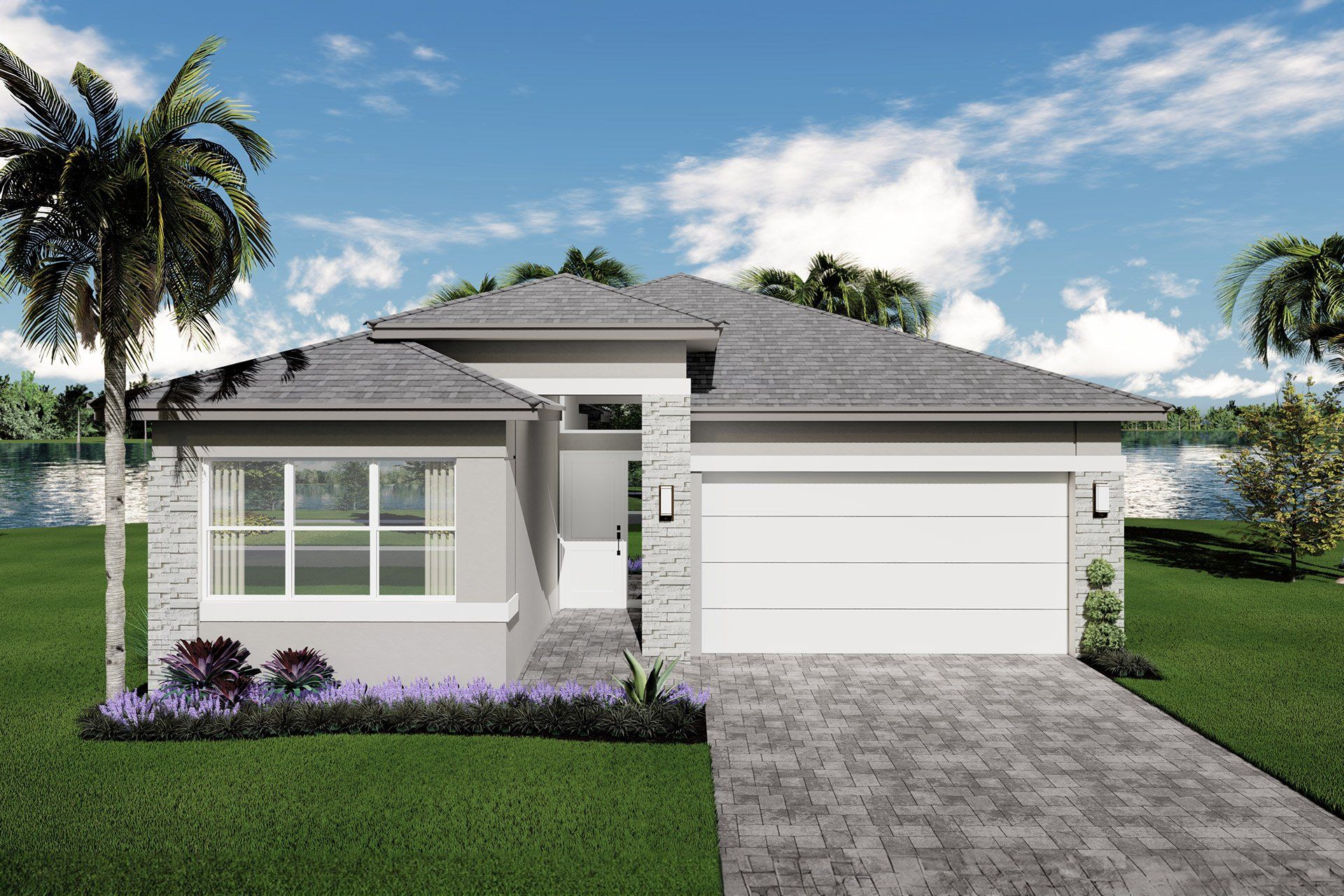 Ibis Plan at Valencia Ridge (55+) in Wesley Chapel, FL by GL Homes