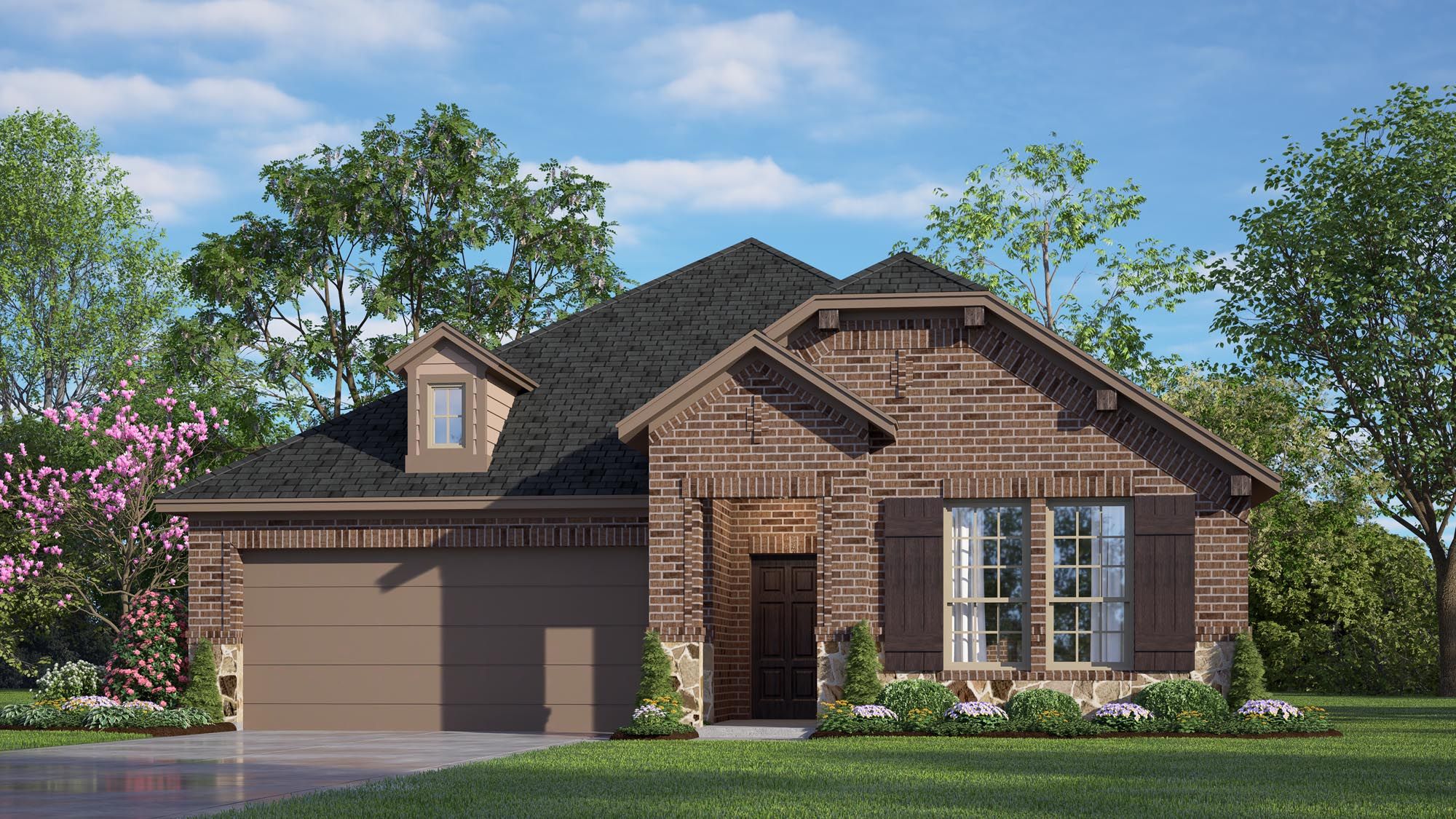 Concept 1841 Plan at Coyote Crossing in Godley, TX by Risewell Homes
