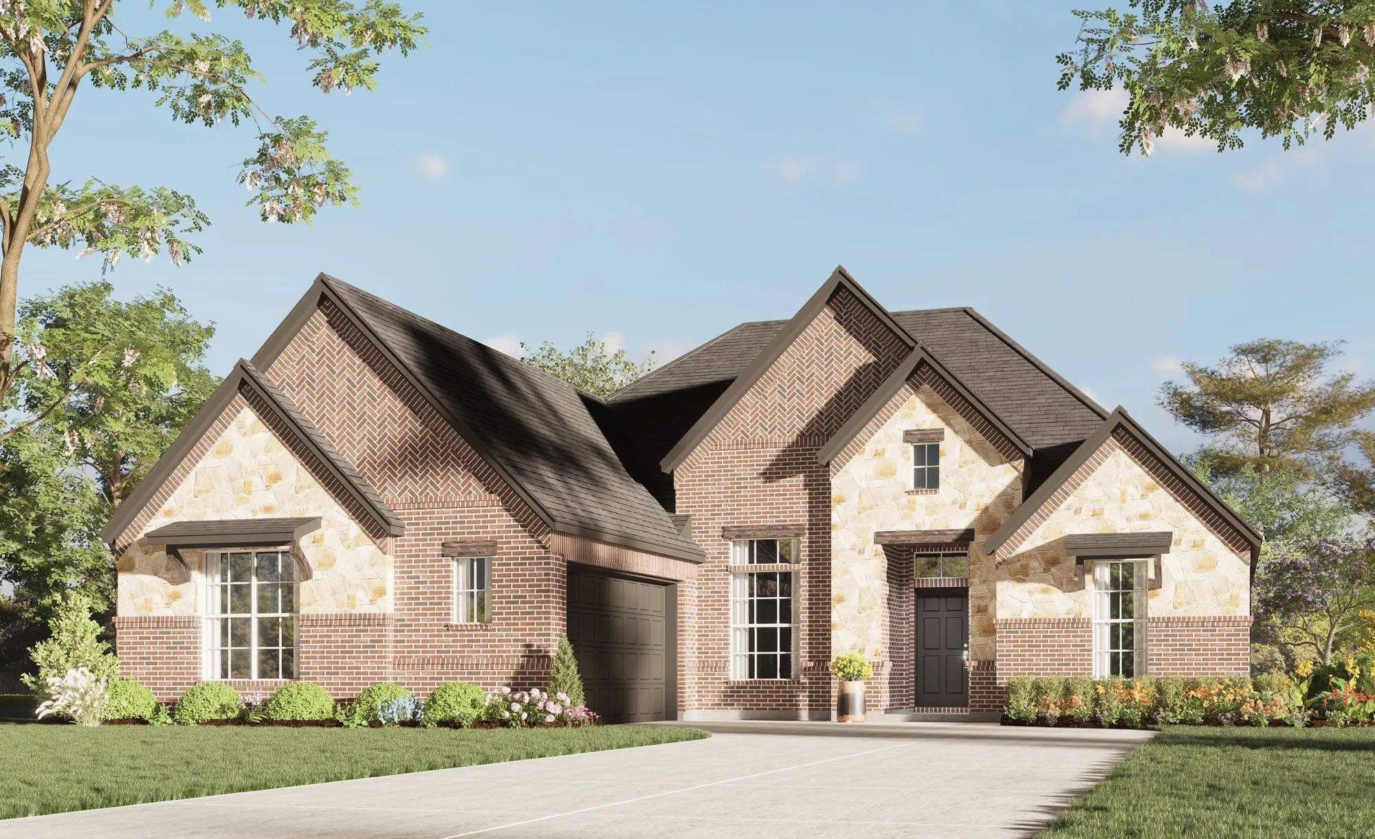 Concept 2370 Plan at Coyote Crossing in Godley, TX by Risewell Homes