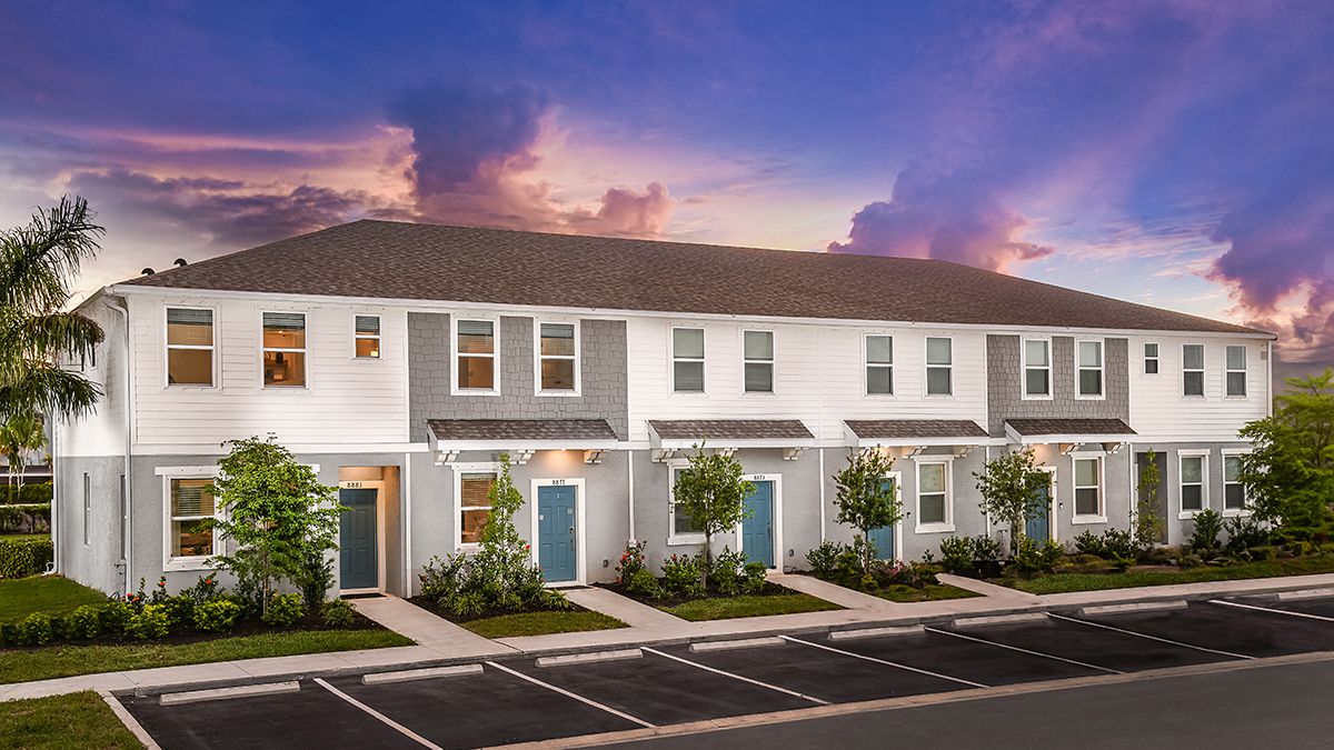 Ivy Plan at The Townhomes at Westview in Kissimmee, FL by Taylor Morrison